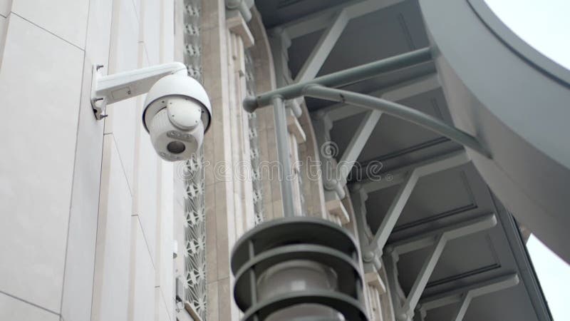 Security Camera Successfully Mounted on the Wall for Optimal ...