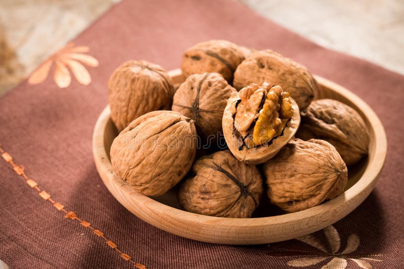 Wallnut stock image. Image of natural, closeup, nutshell - 101532815