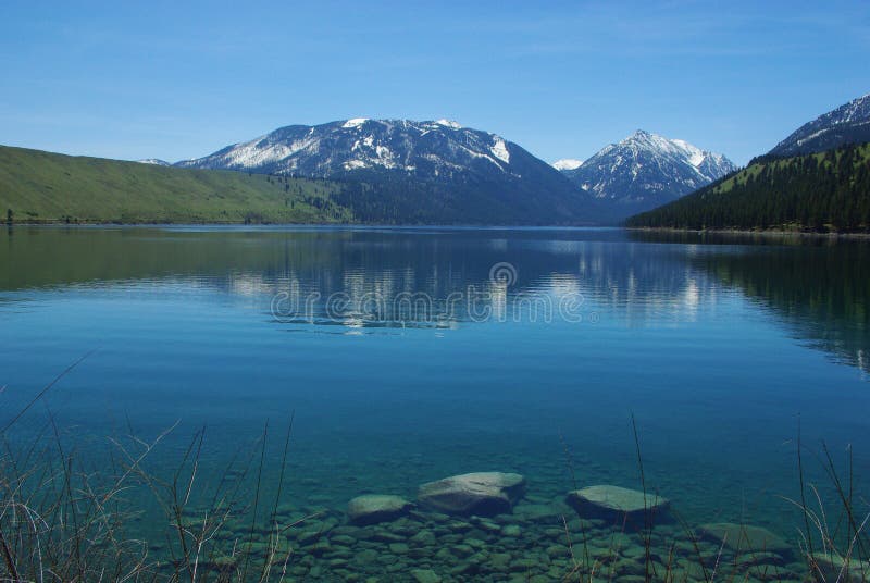 Wallowa Lake, Oregon stock photo. Image of west, wallowa - 28426328