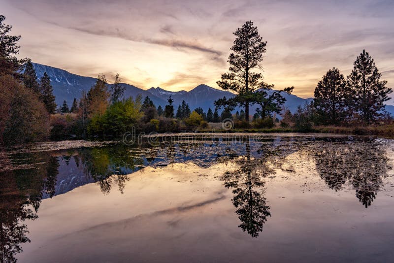 The Wallowa Mountain Range in Eastern Oregon Stock Image - Image of ...