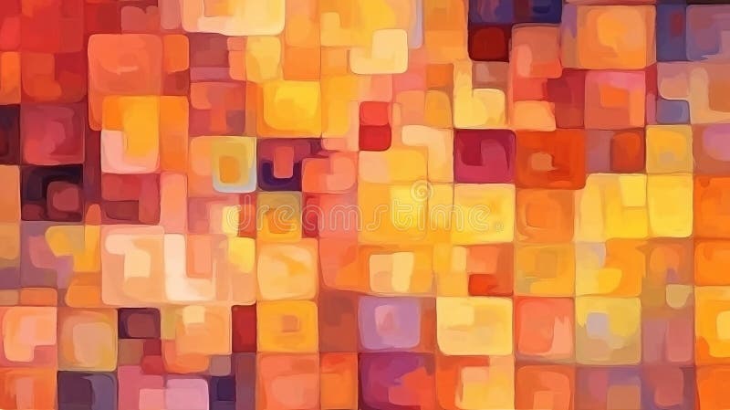 Wallpaper of Abstract Painting of Random Square. Generative AI Stock ...
