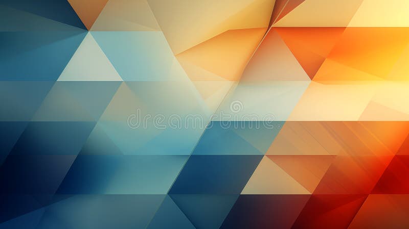 Wallpaper in Art Nouveau Style with a Composition of Geometric Shapes ...