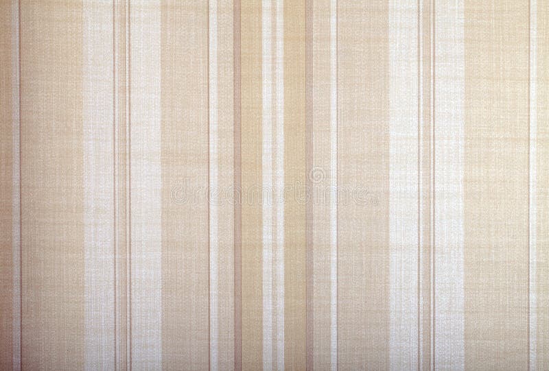 Striped Beige Vintage Wallpaper Background Stock Image - Image of ...