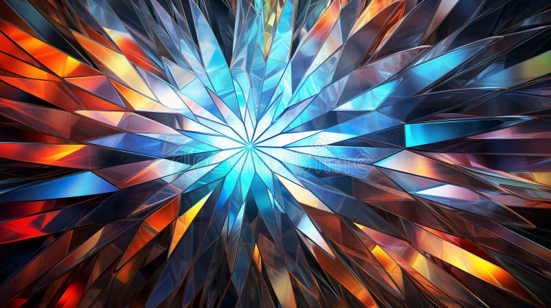 Wallpaper Background, Patterns are Made of Multicolored Guides Coming ...