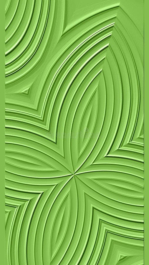 Wallpaper Background Stylized Flower Green Stock Photo - Image of green ...