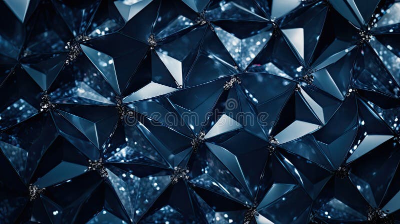 Wallpaper Blue Diamond Pattern Stock Illustration - Illustration of ...