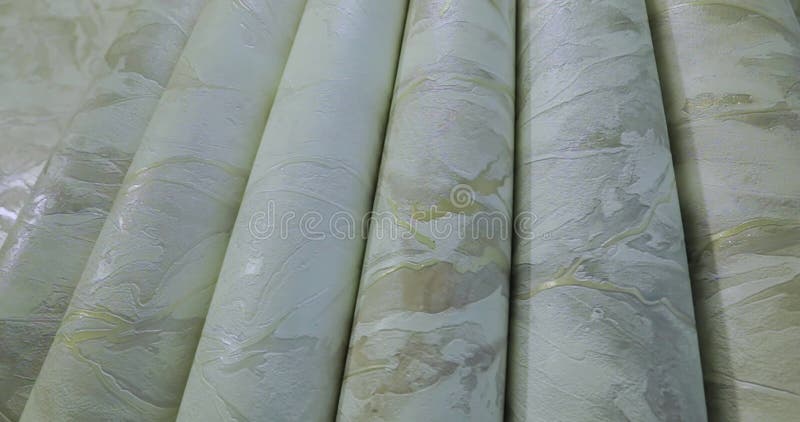 Wallpaper Close-up. Wallpaper Rolls Close-up. Wallpaper Pattern Close ...