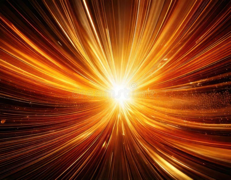 Wallpaper of a Dance of Golden Light and Swirling Energy Stock ...