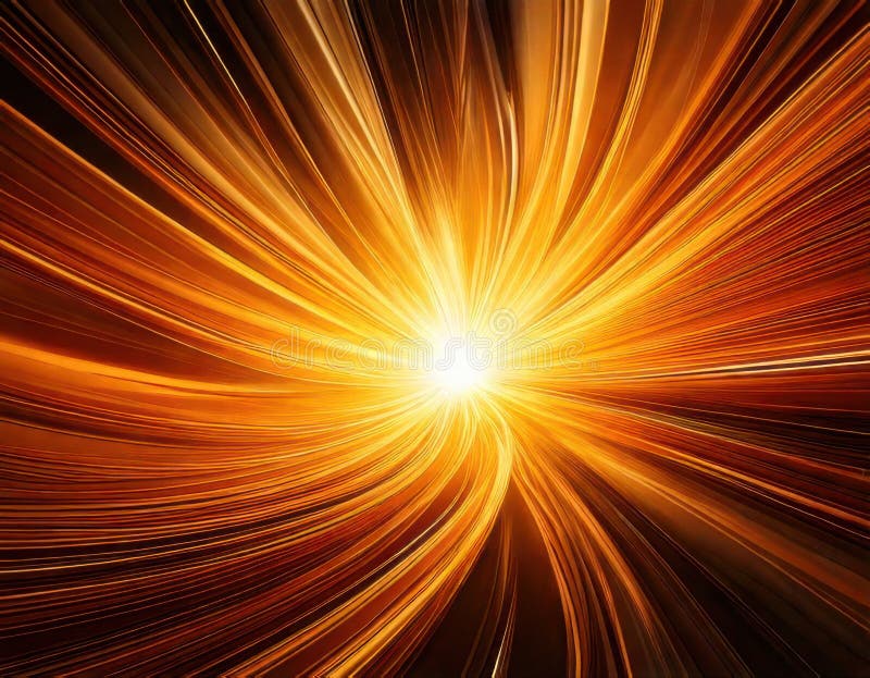 Wallpaper of a Dance of Golden Light and Swirling Energy Stock ...