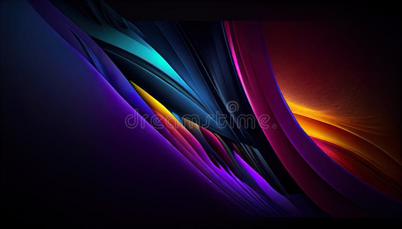 A Wallpaper with Dark Dramatic Gradient Colors. Ai Generated. Stock ...