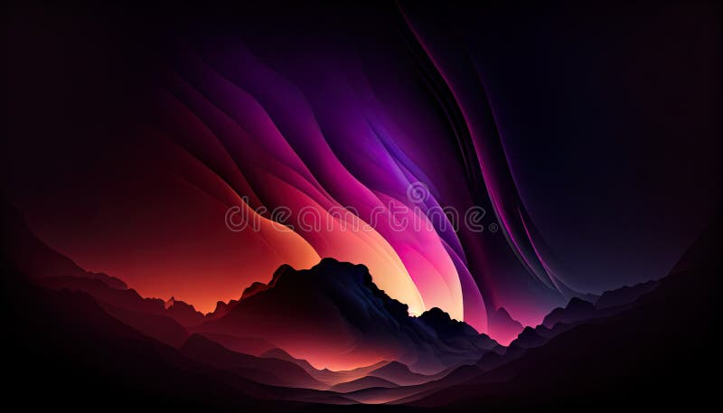 A Wallpaper with Dark Dramatic Gradient Colors. Ai Generated. Stock ...