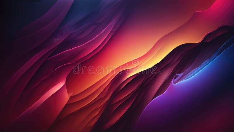 Wallpaper with Dark Dramatic Gradient Colors. AI Generation Stock ...