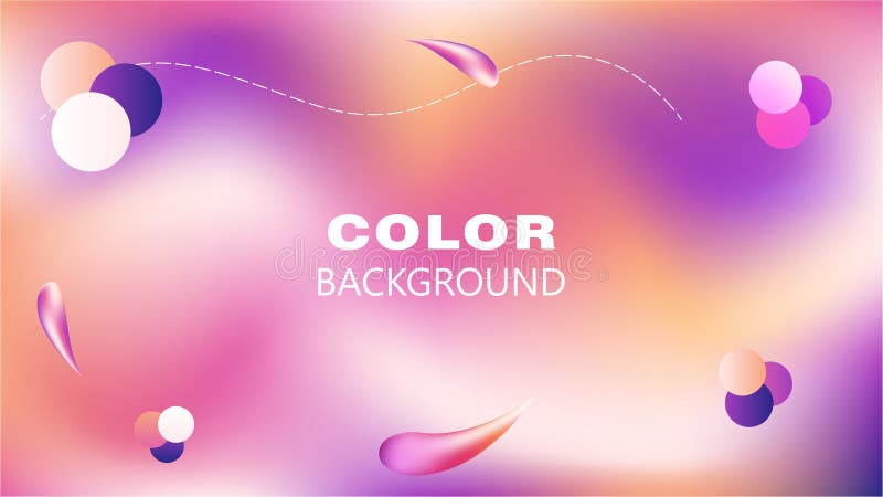 Wallpaper Design with Blurred Colorful Shape Stock Vector ...