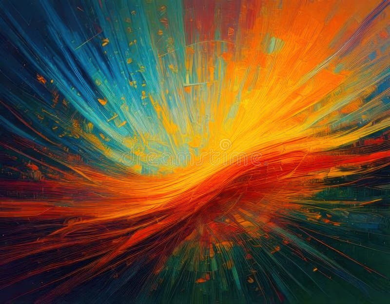 Wallpaper Digital Abstract Art Colorful Abstract Background Stock ...