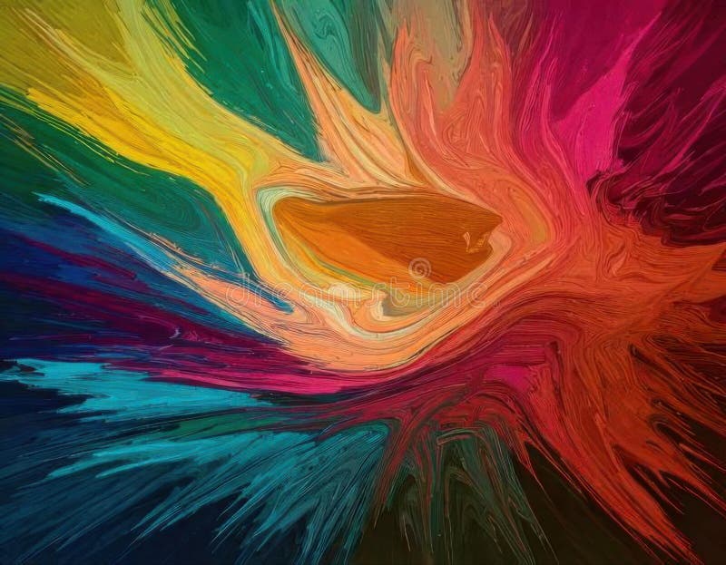 Wallpaper Digital Abstract Art Colorful Abstract Background Stock ...