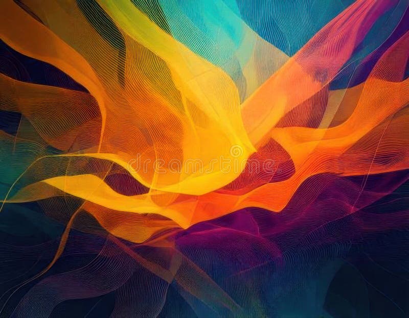 Wallpaper Digital Abstract Art Colorful Abstract Background Stock ...