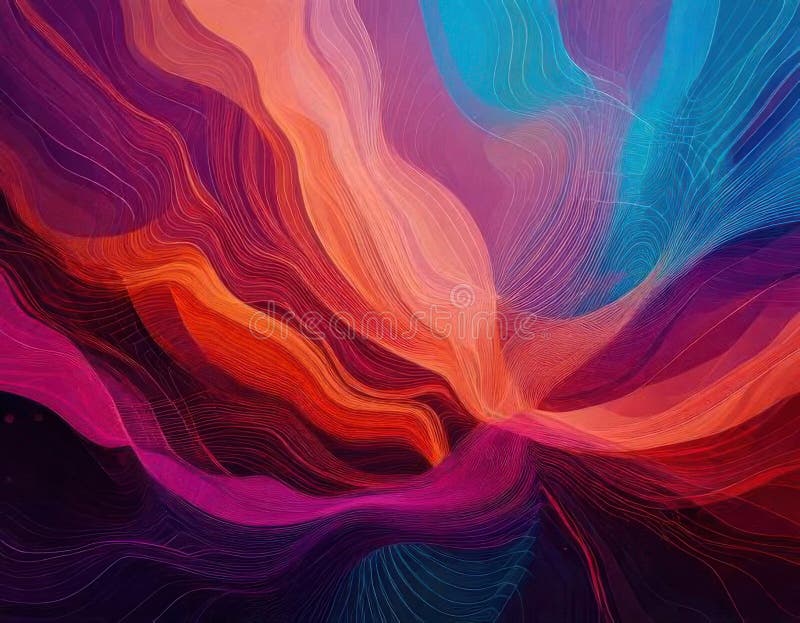 Wallpaper Digital Abstract Art Colorful Abstract Background Stock ...