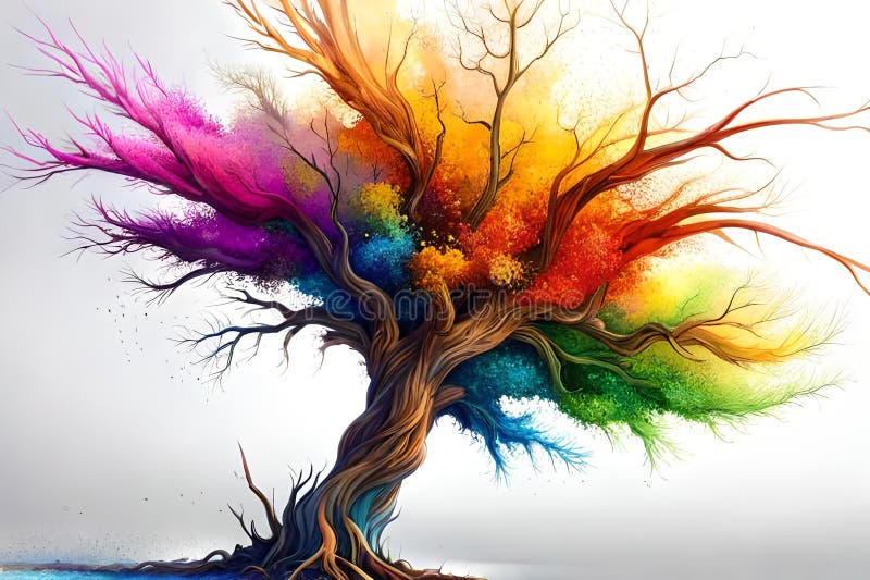 Wallpaper with Dramatic Colorful Patterns, Line Art Perfect for ...