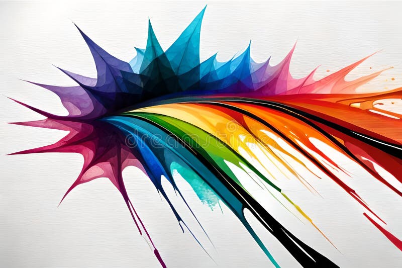 Wallpaper with Dramatic Colorful Patterns, Line Art Perfect for ...