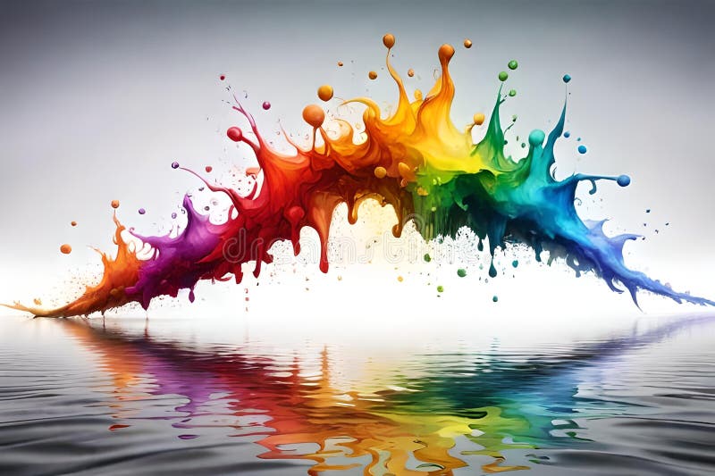 Wallpaper with Dramatic Colorful Patterns, Line Art Perfect for ...