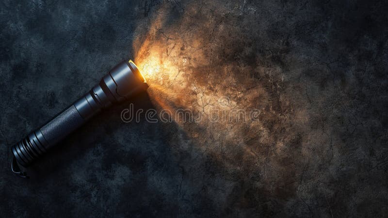 Flashlight and Textured Surface Wallpaper, Generative Ai Stock Photo ...