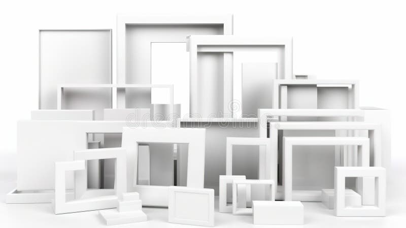 Illustration of Abstract White Background Manipulation Stock ...