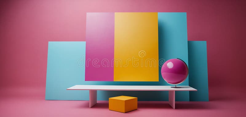 Abstract Background for School Website or Educational Materials. Stock ...