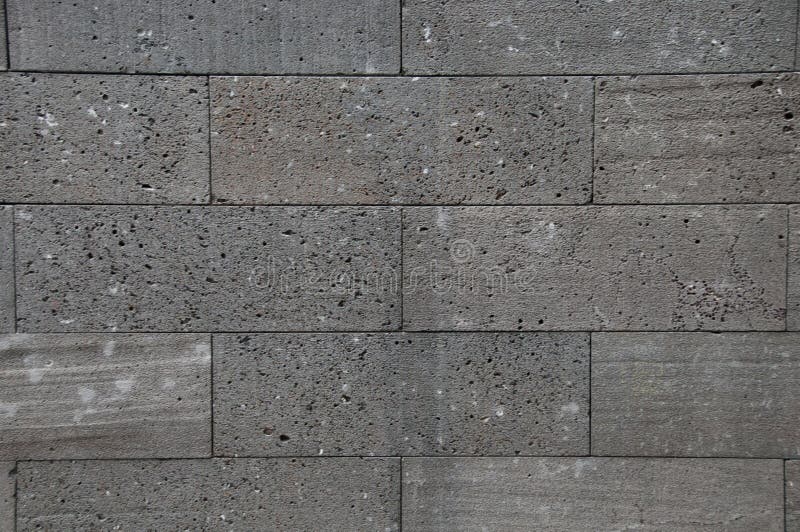 Grey Clean Brick Concrete Wall Background Stock Image - Image of ...