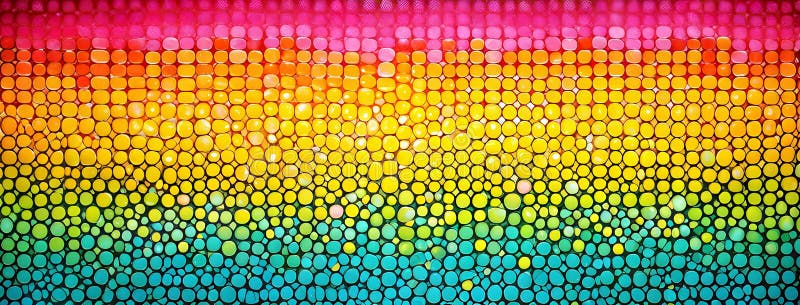 Striking Multicolored Dot Matrix that Creates an Abstract Background ...