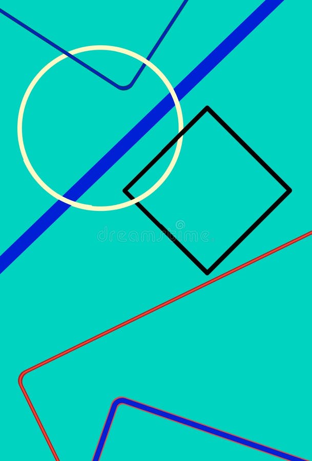 Wallpaper Images of Round and Square Shapes Stock Illustration ...