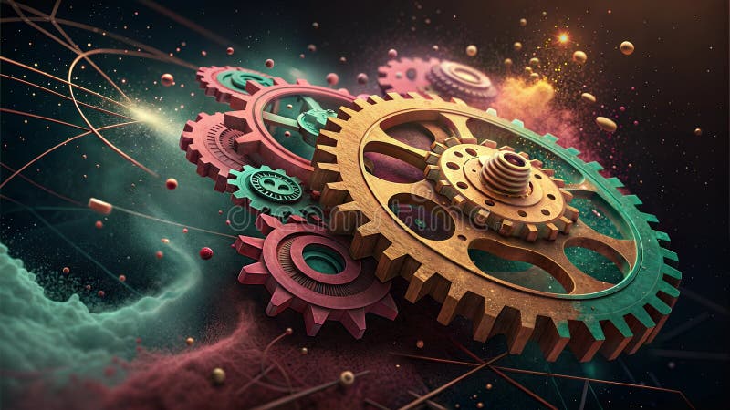 Amazing and Impressive Illustration Wallpaper. AI Generated. Stock ...