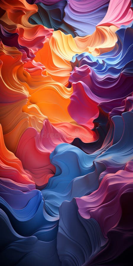Wallpaper Infinite Colors Ultra Detailed. AI Generated Stock ...
