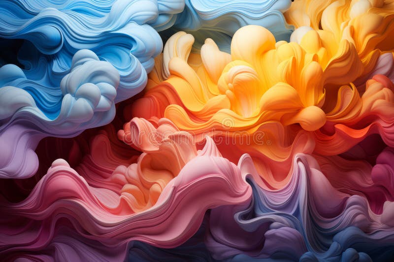 Wallpaper Infinite Colors Ultra Detailed. AI Generated Stock ...