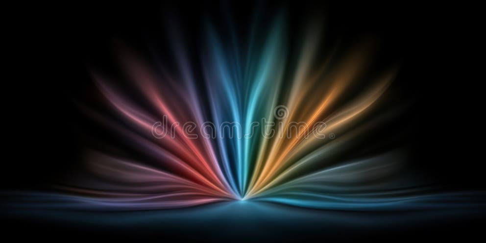 A Wallpaper with a Light Diffraction Rayleigh Stock Illustration ...