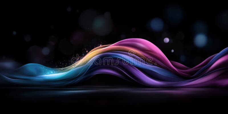 A Wallpaper with a Light Diffraction Rayleigh Stock Illustration ...