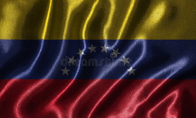 Wallpaper Par Le Drapeau Du Venezuela Et Le Drapeau De Ondulation Par ...