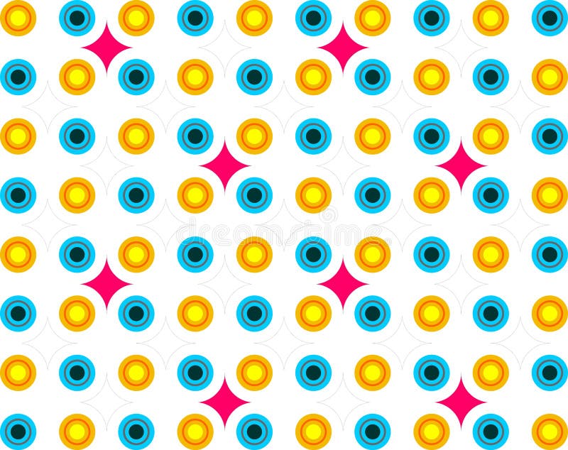Wallpaper Pattern with Unique of Multi Color Stock Vector ...