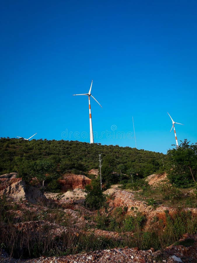 Pawan Chakki with Forest Mountain Wallpaper Stock Photo - Image of ...