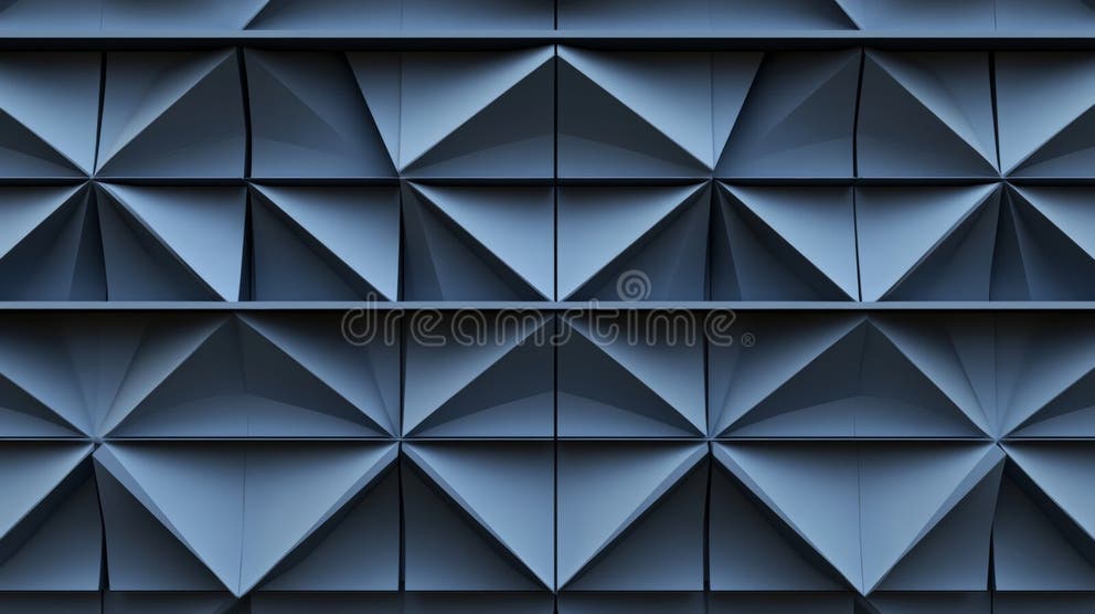 Wallpaper with a Polished, Semigloss Wall Background. Triangular, Black ...