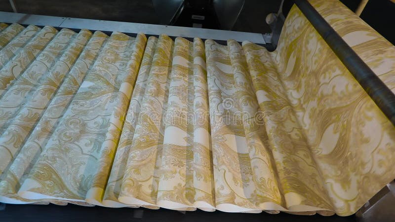 Wallpaper Production, Wallpaper Production Process. Movement of ...
