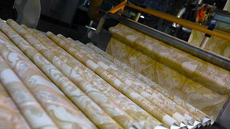 Wallpaper Production, Wallpaper Production Process. Movement of ...