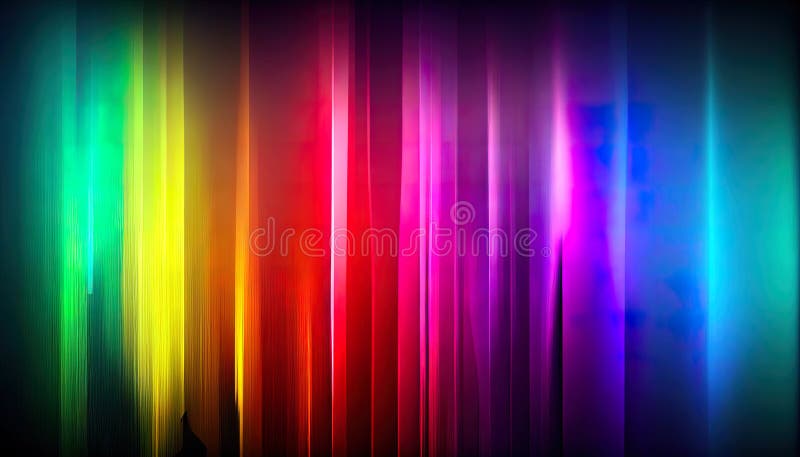 Wallpaper with Rainbow Gradient Colors. Ai Generated. Stock ...