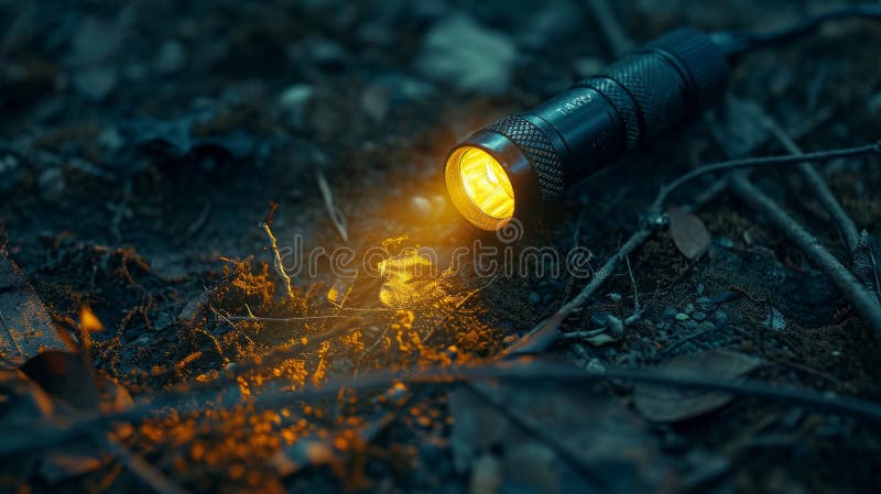 Dark Textured Surface with Flashlight Wallpaper, Generative Ai Stock ...