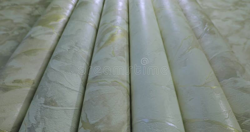 Wallpaper Rolls Close-up. Wallpaper Close-up. Wallpaper Pattern Close ...