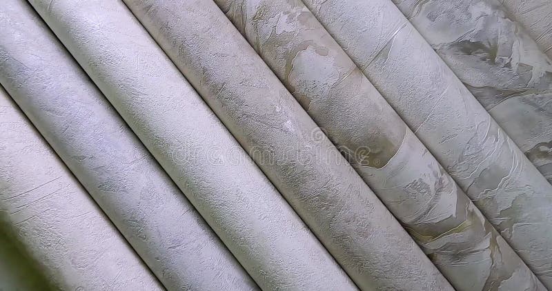 Wallpaper Rolls Close-up. Wallpaper Close-up. Wallpaper Pattern Close ...