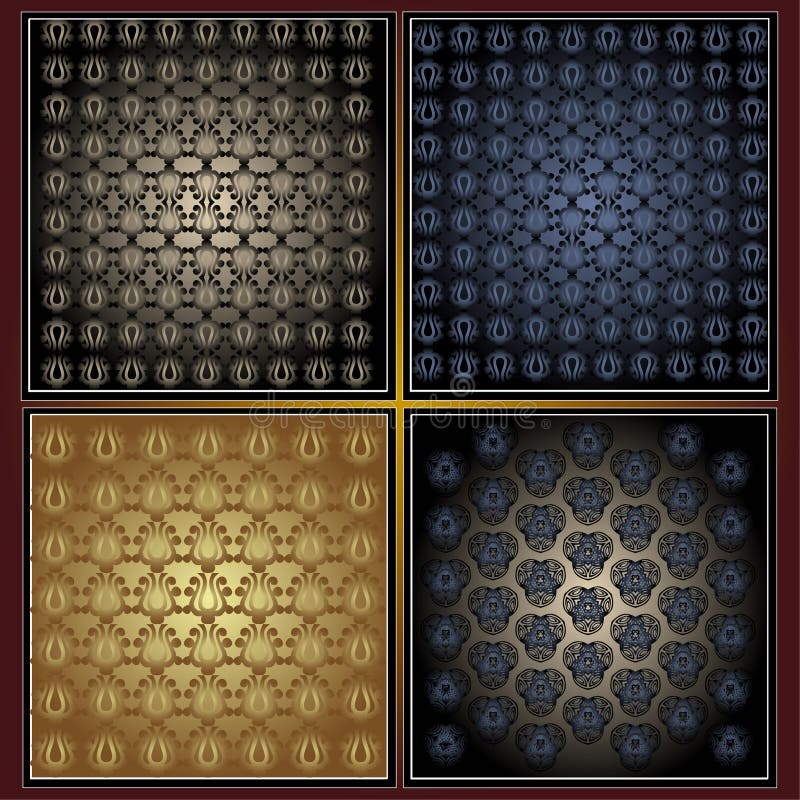 Wallpaper royal texture stock vector. Illustration of retro - 16276937