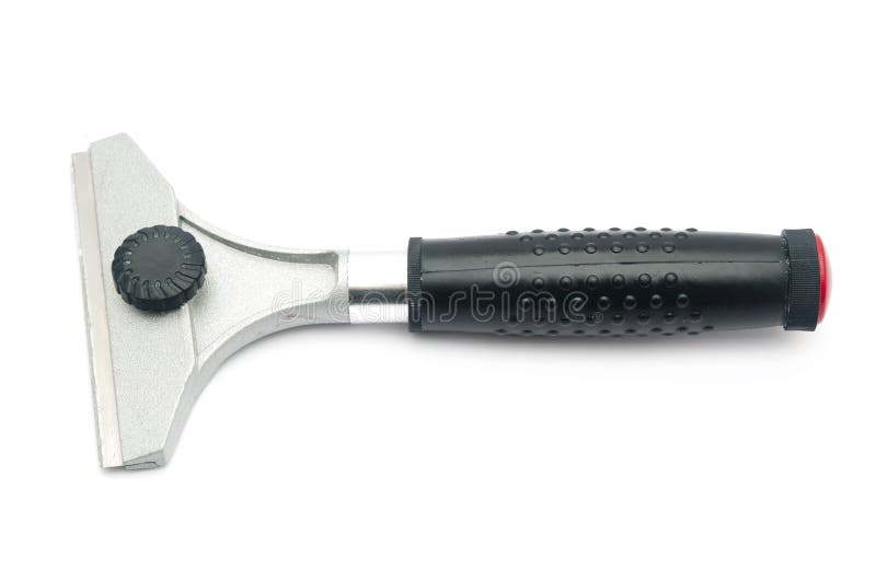 Wallpaper Scraper with Black Handle Stock Photo - Image of utensil ...