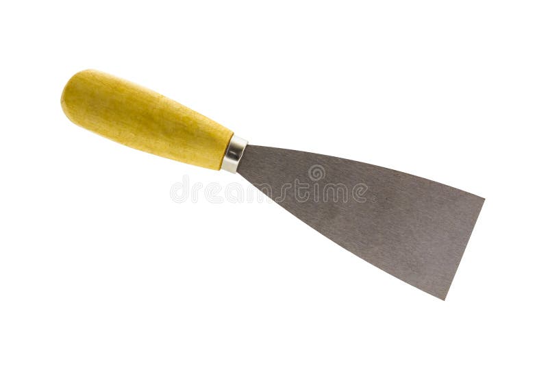 Wallpaper Scraper with Wood Handle. Stock Image - Image of scraper ...