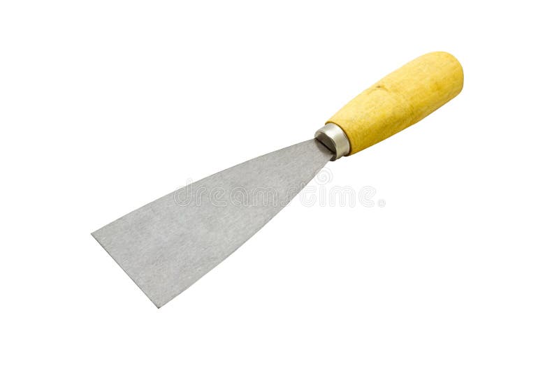 Wallpaper Scraper with Wood Handle. Stock Image - Image of renovation ...