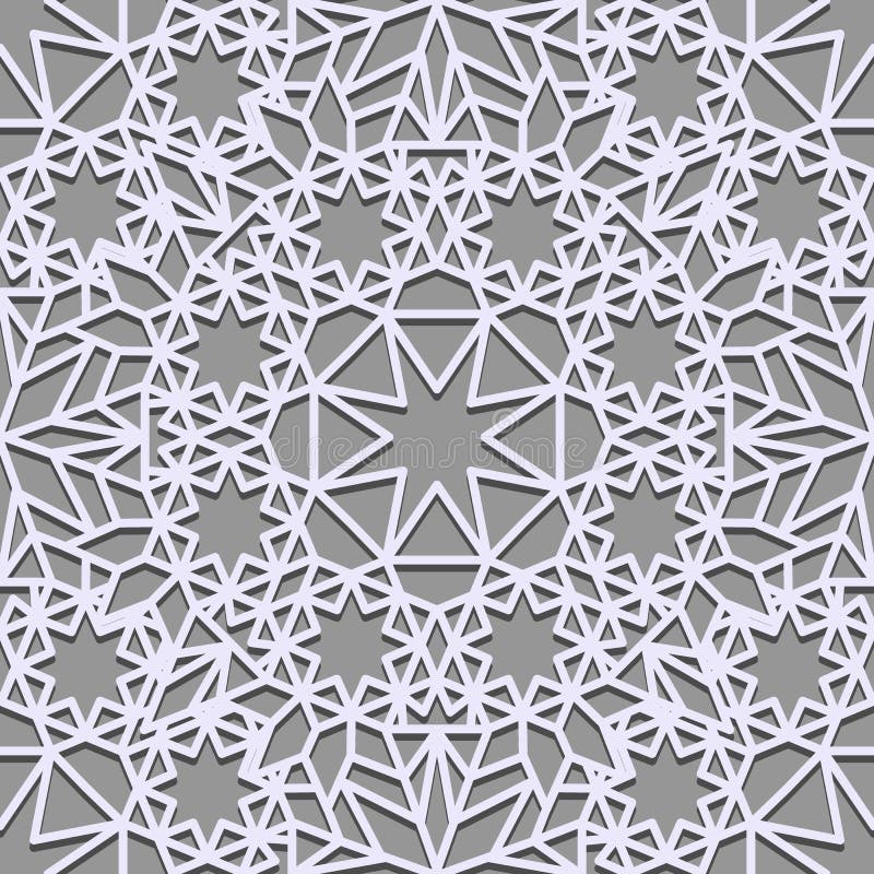Wallpaper, Seamless Pattern for Continuous Replicate in Islamic Style ...